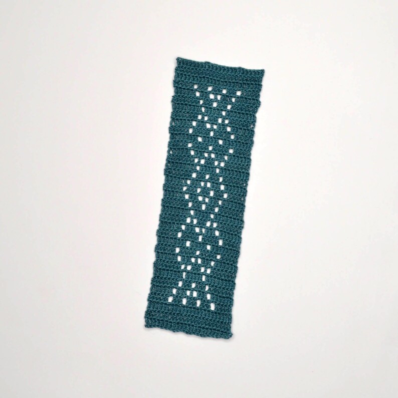 Filet Crochet Bookmark Pattern: Ethnic Geometric Design (PDF Pattern ...