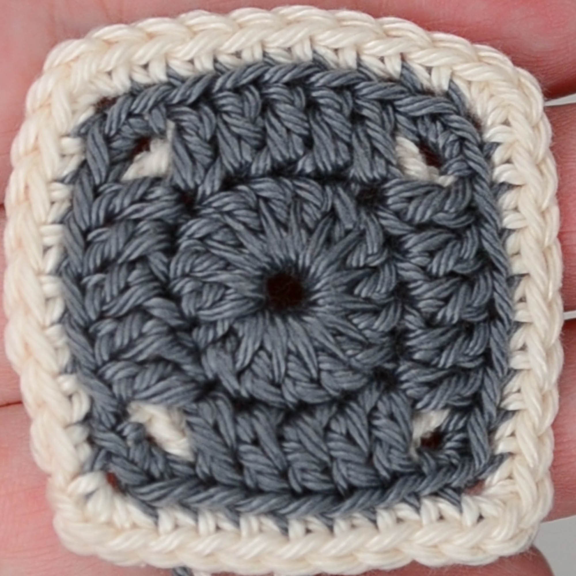 Crochet Square Pattern Mosaic Daisy, Afghan Blanket Square, Mosaic ...