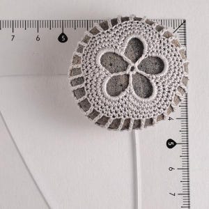 Handmade Crochet Rock Paperweight, Unique Crochet Pebble Art Home Décor ...