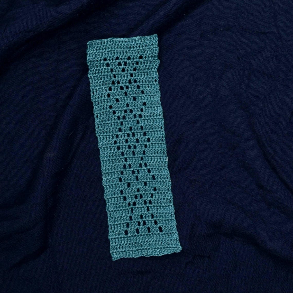 Filet Crochet Bookmark Pattern: Ethnic Geometric Design (PDF Pattern ...