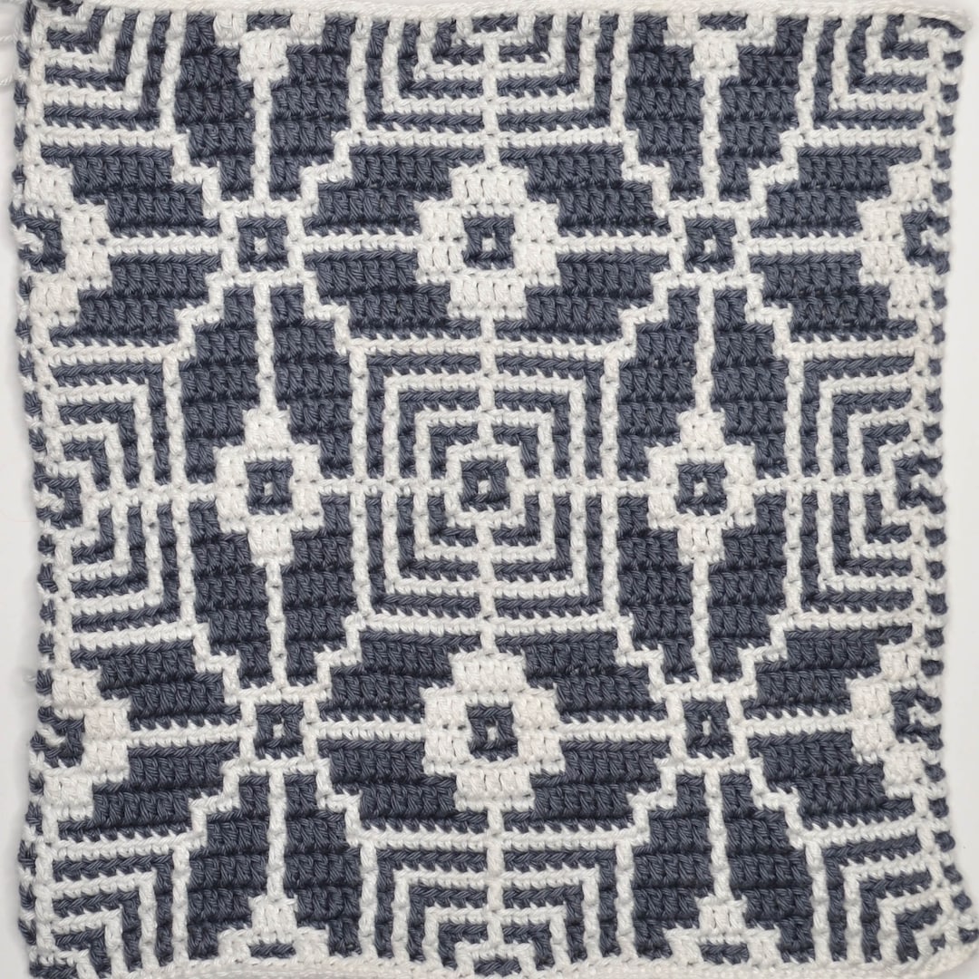 Crochet Overlay Nordic Star Pattern Ethnic Inspired STARRY SKY, Afghan ...