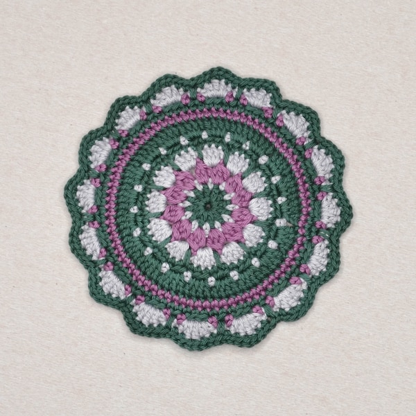 Crochet Mandala Coasters - Etsy