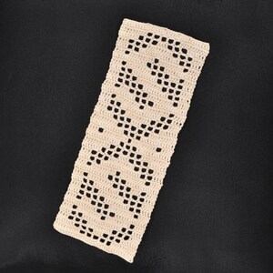 Crochet Bookmark Pattern Filet Crochet, Ethnic Inspired Baltic ...