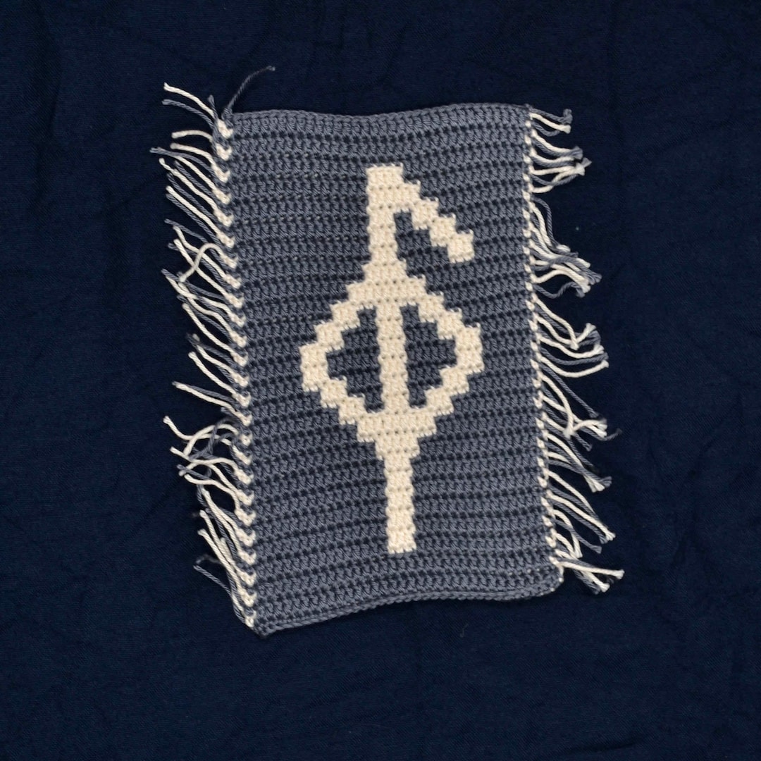 Bind Rune Health Crochet Pattern, Mosaic Overlay, Elder Futhark ...