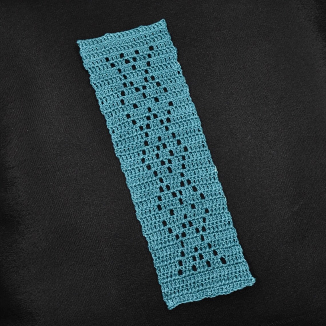 Filet Crochet Bookmark Pattern: Ethnic Geometric Design (PDF Pattern ...