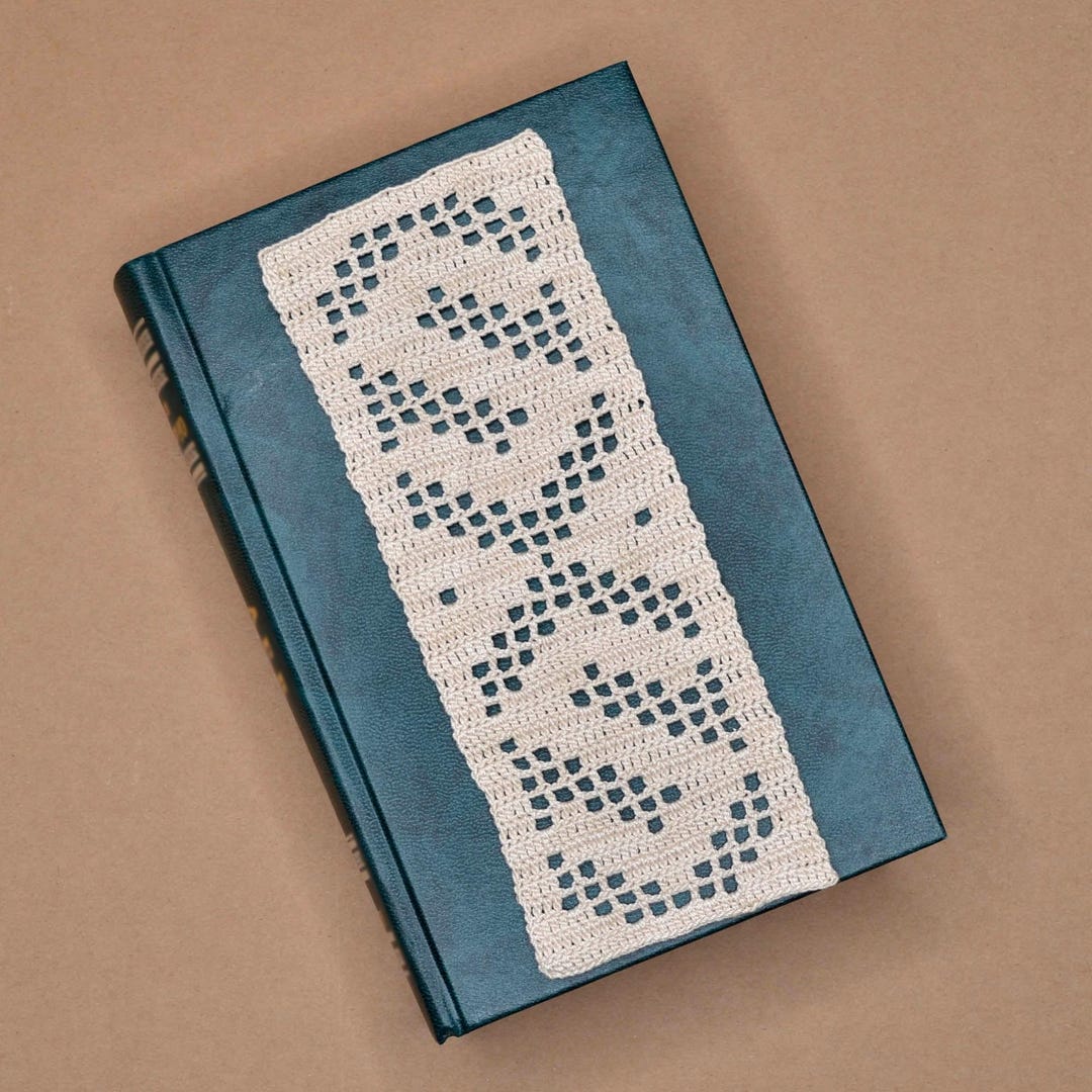 Crochet Bookmark Pattern Filet Crochet, Ethnic Inspired Baltic ...