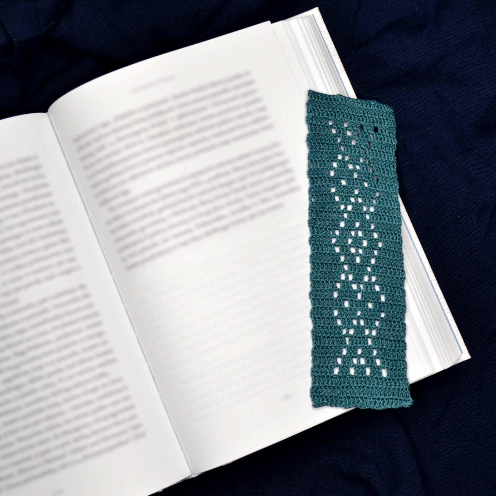 Filet Crochet Bookmark Pattern: Ethnic Geometric Design (PDF Pattern ...