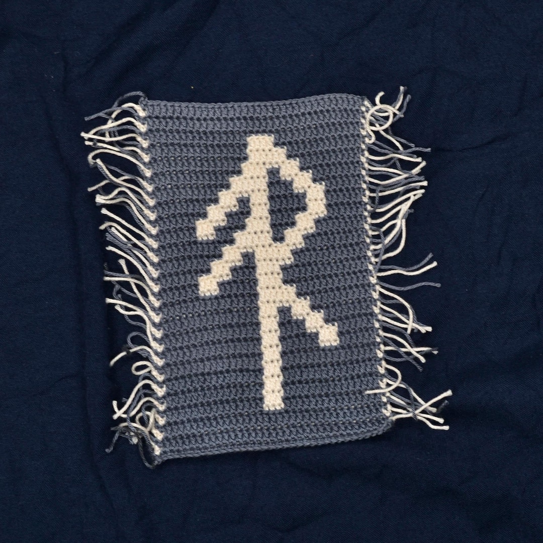 Bind Rune Energy Crochet Pattern Mosaic Overlay, Elder Futhark ...