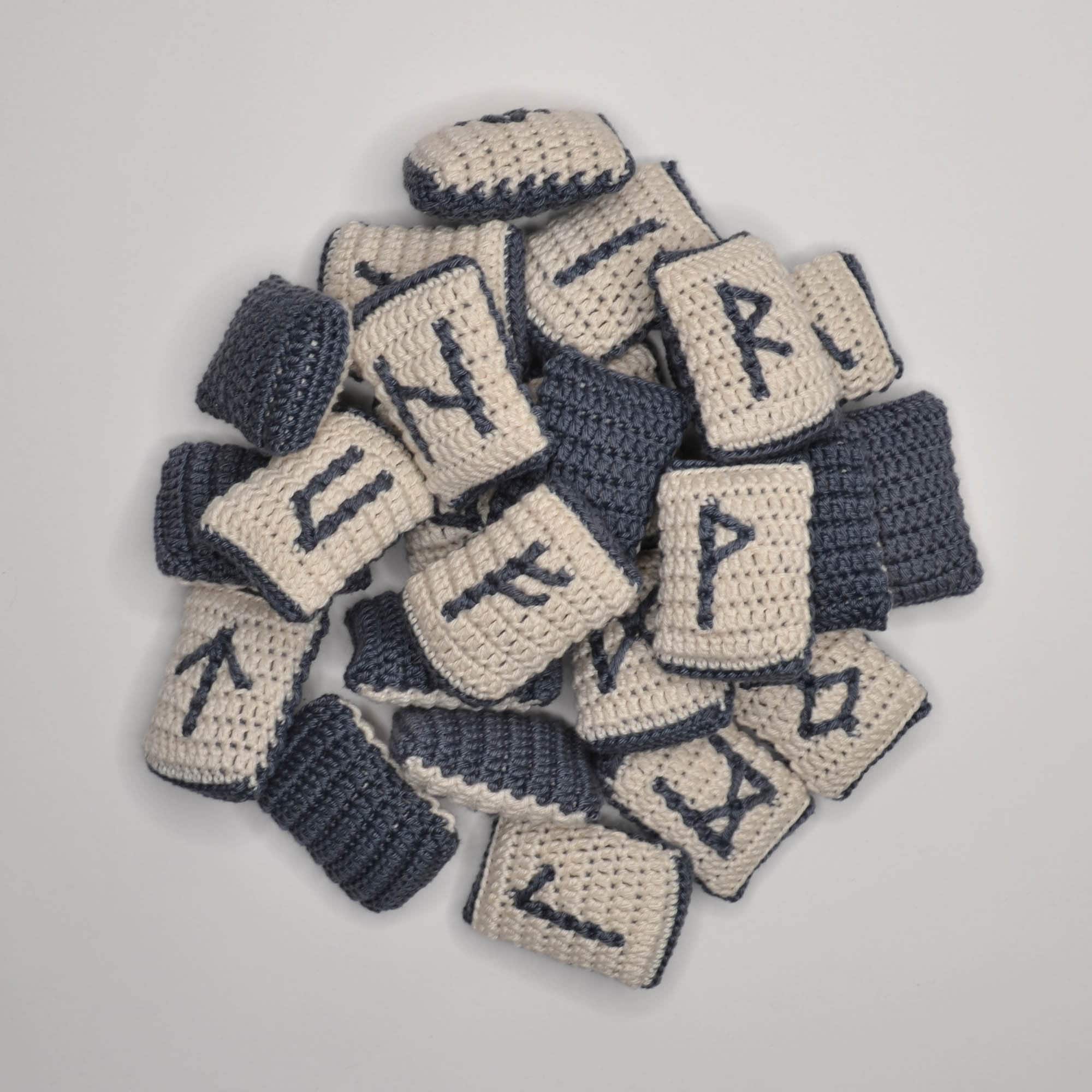 Runes Crochet Pattern, Mosaic Overlay Runic Alphabet, Viking Runes Set ...