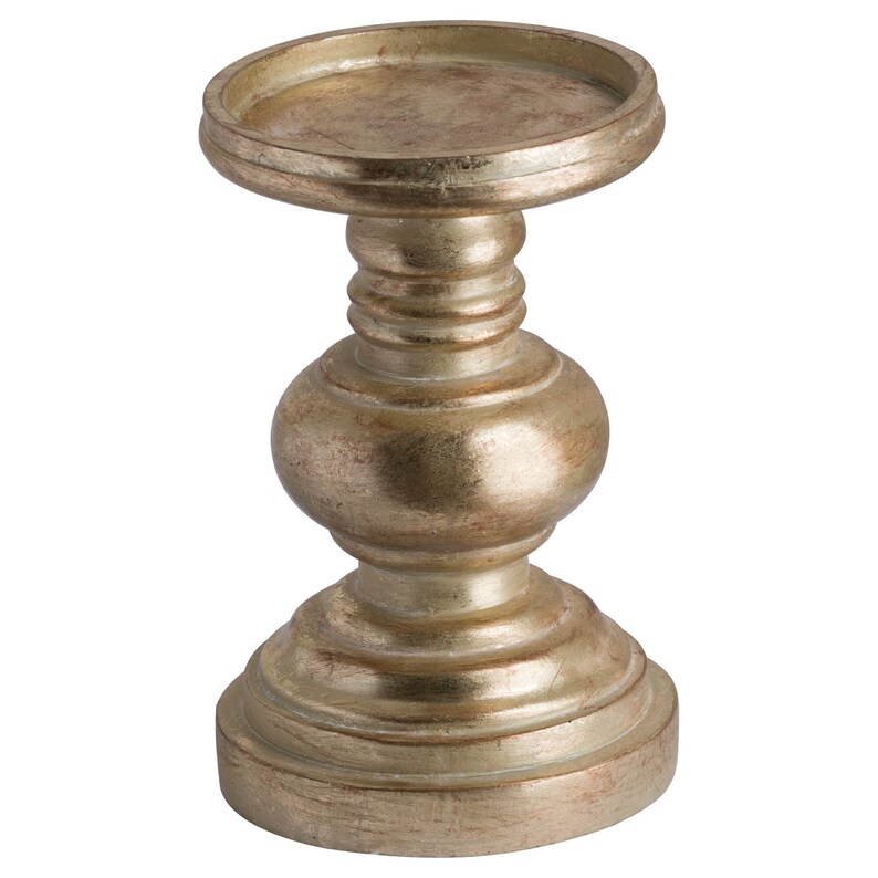 Antique Brass Effect Candle Holder - Etsy