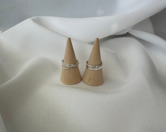 Pandora Stackable Sterling Silver Rings - Etsy UK