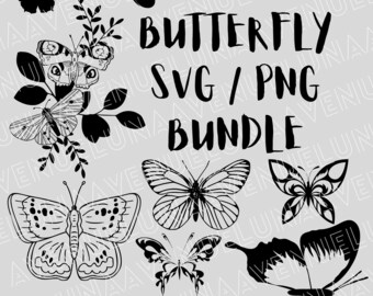 Plotter File Butterfly Svg - Etsy