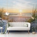 Photo Wallpaper 3D Beach Landscape Nature Wall Mural for Bedroom Living ...