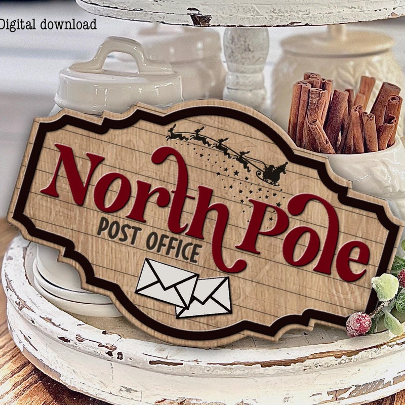 Printable North Pole Signs - Etsy
