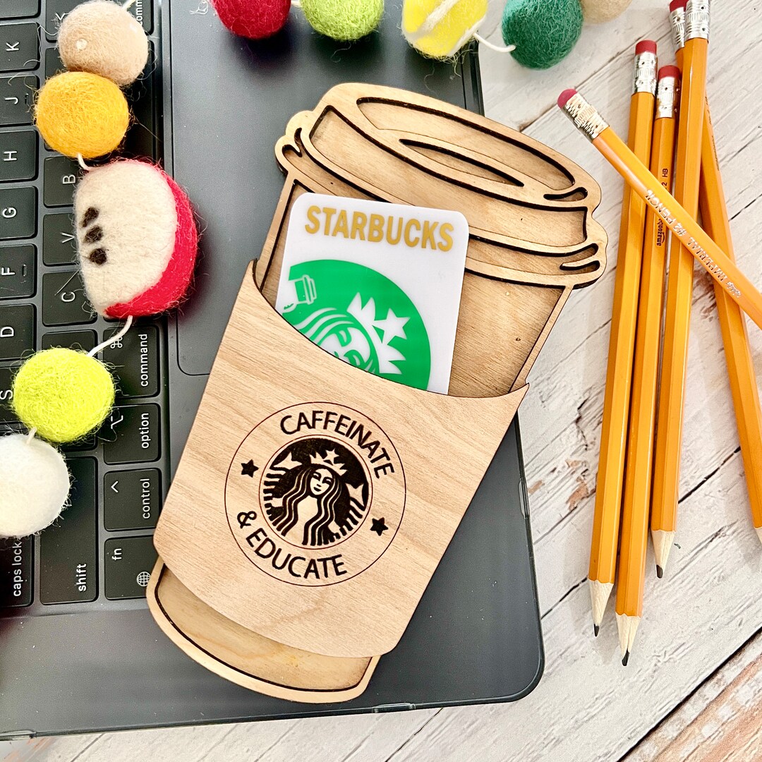 SVG Digital Download Teacher Appreciation Day, Gift Card Holder, Coffee ...