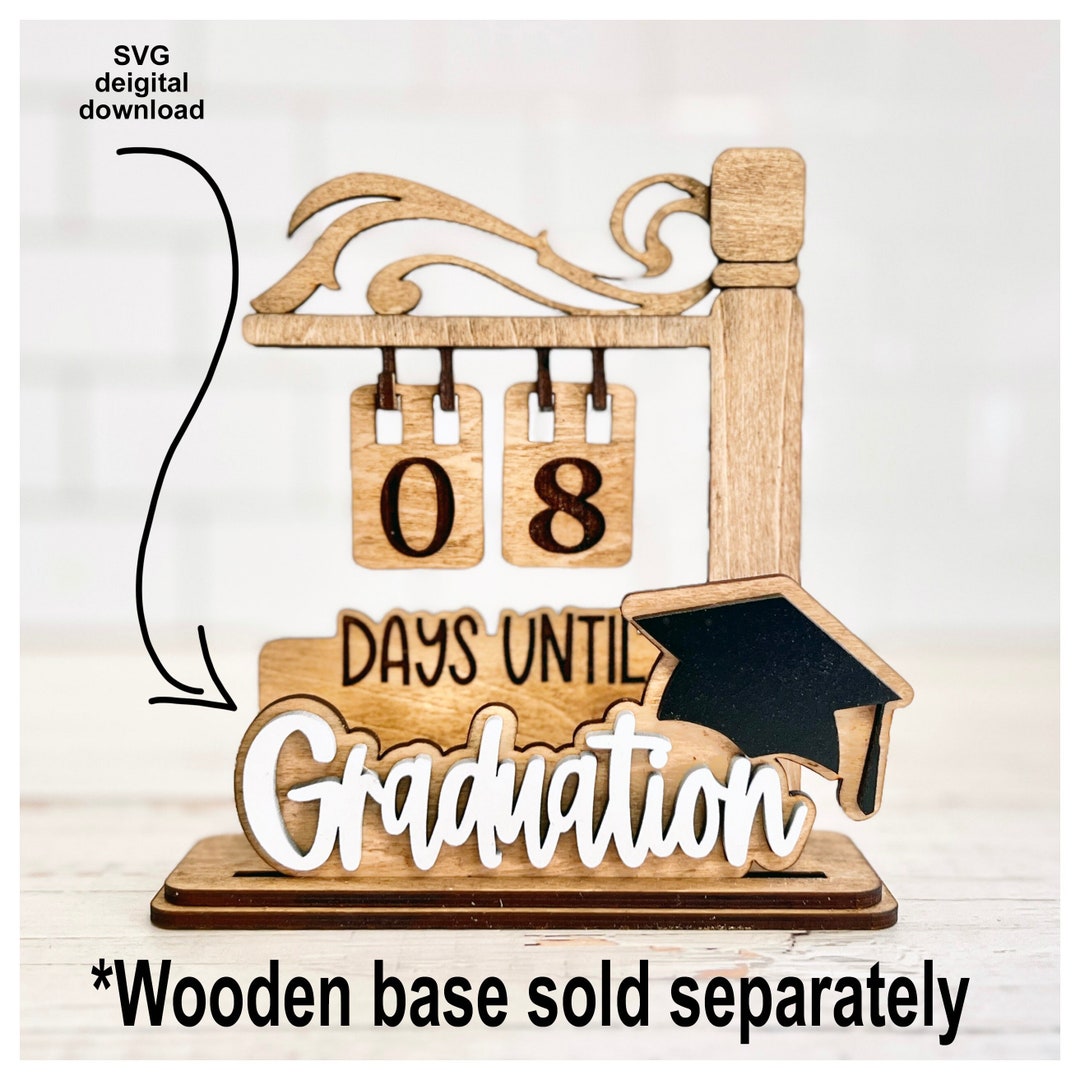 Graduation / Last Day of School Plate for Interchangeable Countdown the ...