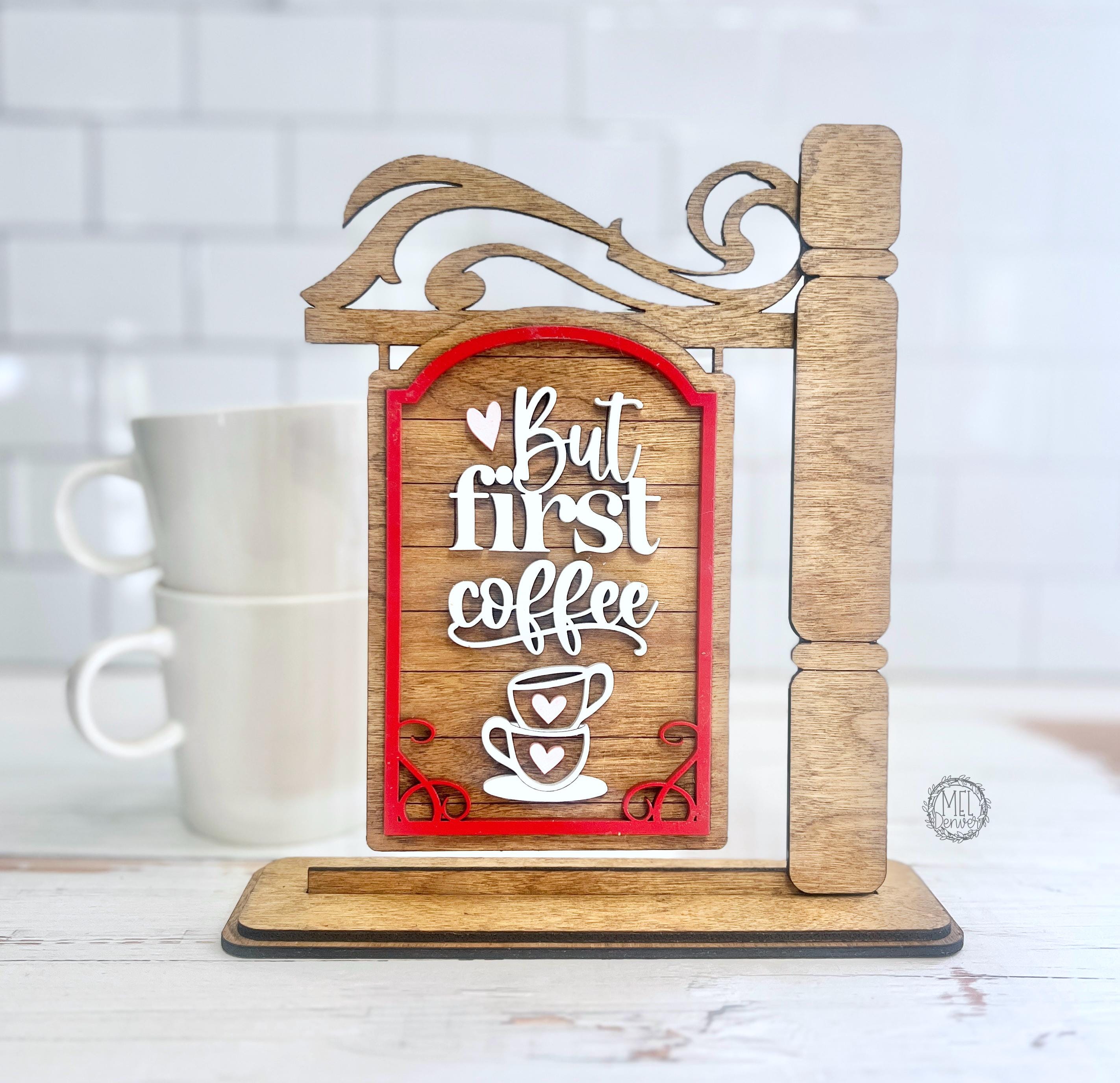 But First Coffee Sign, Coffee Bar, Coffee Lover Frames Sold Separately ...