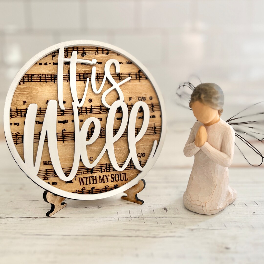Music Faith / Christian / Catholic / Hymn / Religious Tiered Decor ...