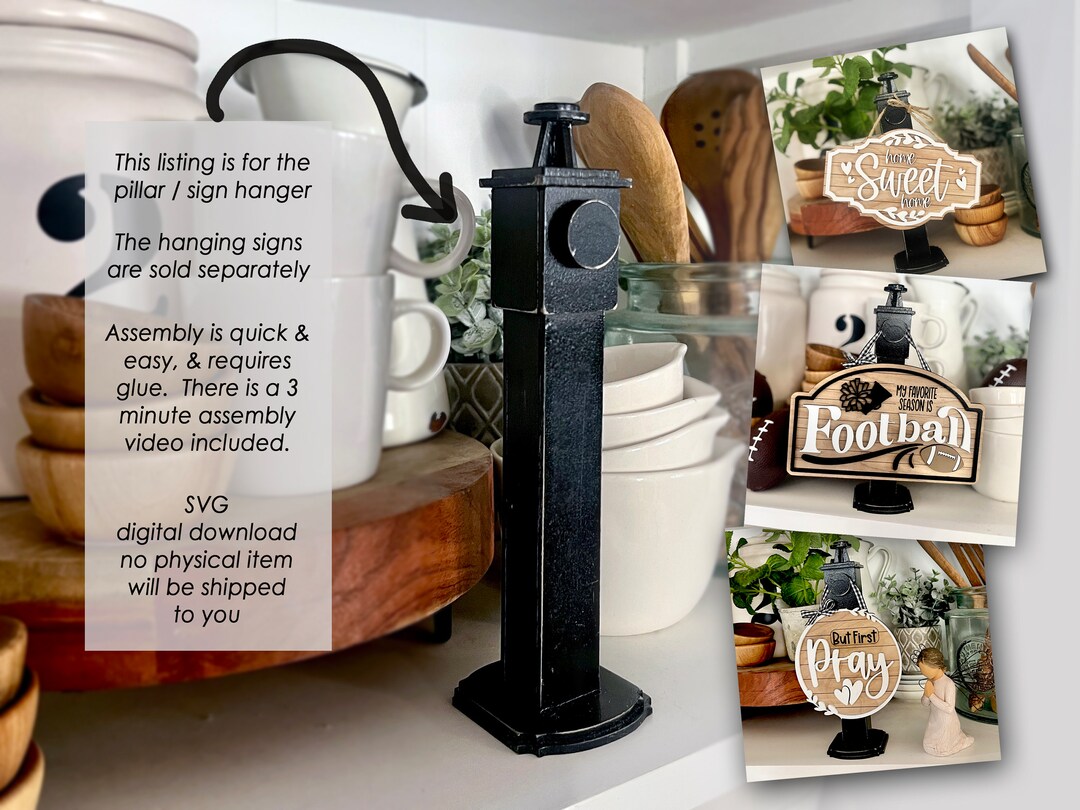 Sign Hanger / Pillar for Signs, This Listing is JUST for the Sign ...