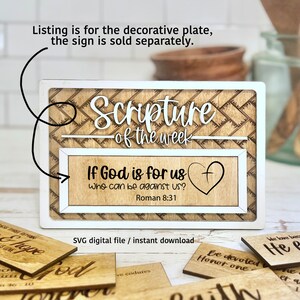 DOWNLOAD Scripture of the Week Interchangeable Decorative Plate BUNDLE ...