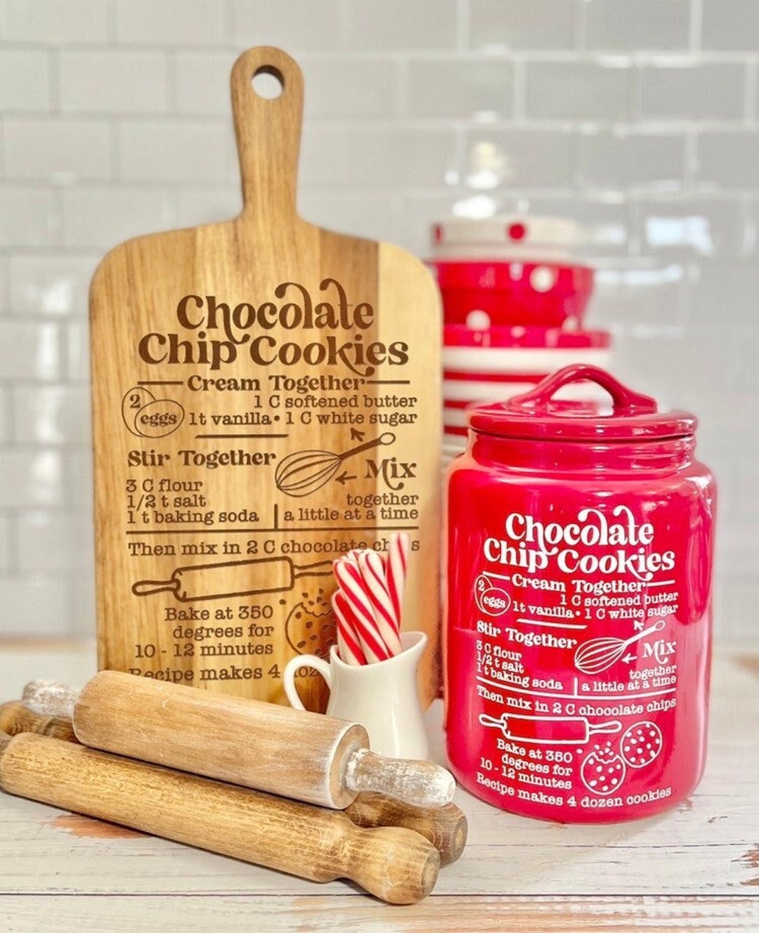 Chocolate Chip Cookies Recipe / Engraving a Cutting Board / Vinyl for ...