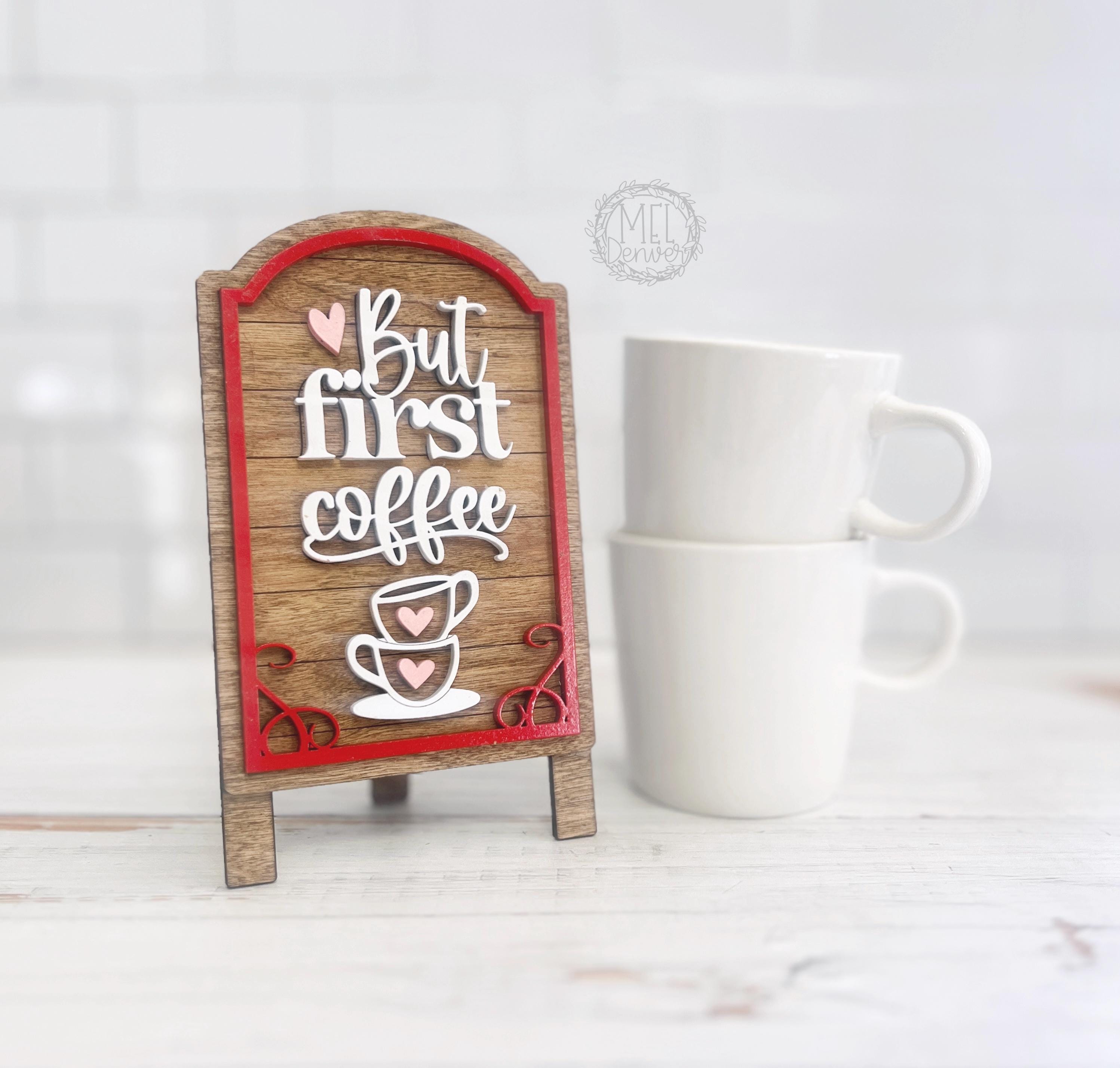 But First Coffee Sign, Coffee Bar, Coffee Lover Frames Sold Separately ...