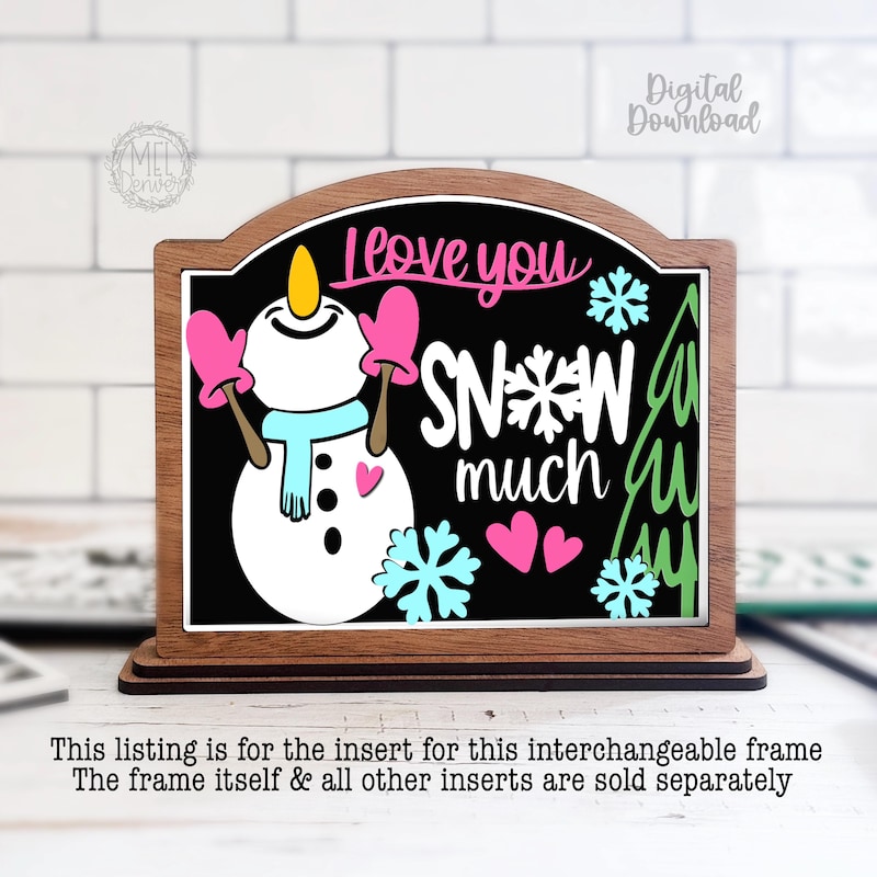 I Love You Snow Much - Etsy