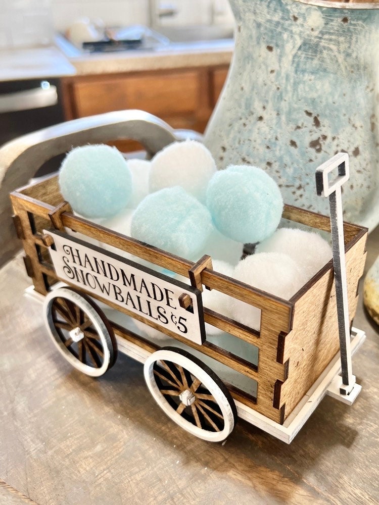 Laser Cut Crate / Convertible Wagon With 10 Seasonal - Etsy