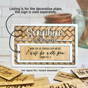 DOWNLOAD Scripture of the Week Interchangeable Decorative Plate BUNDLE ...