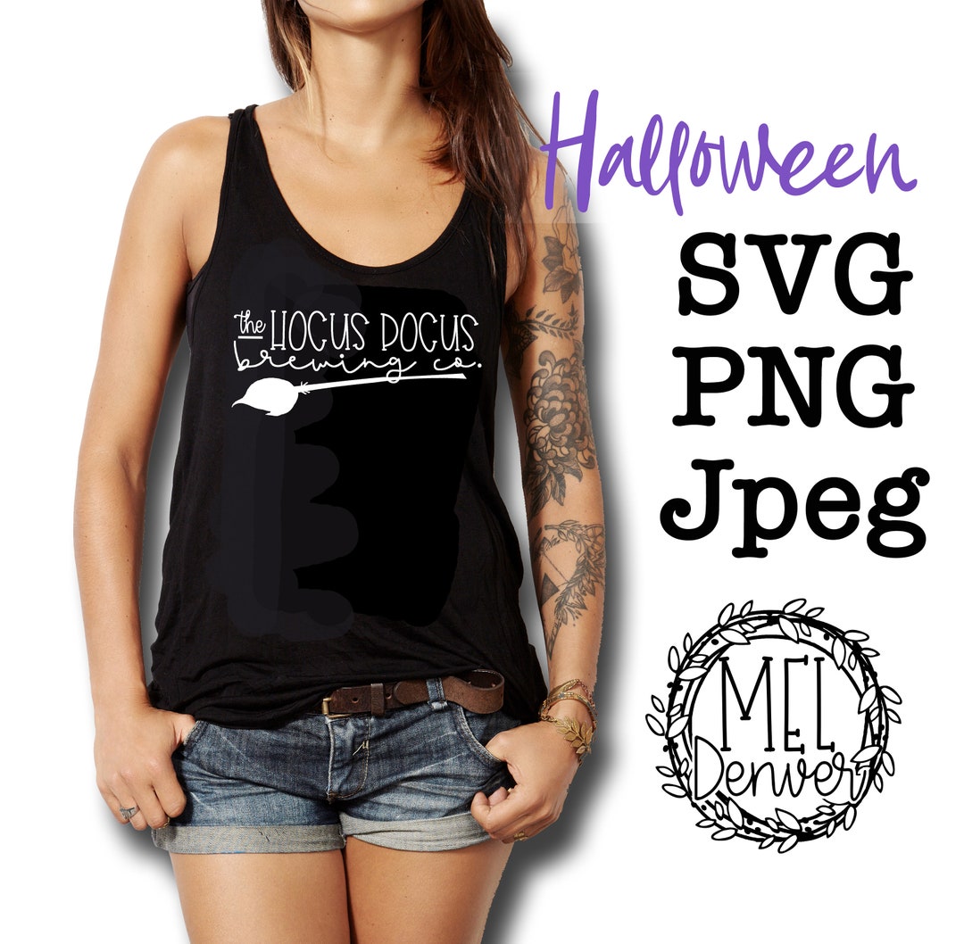 The Hocus Pocus Brewing Co Halloween Silhouette Cricut - Etsy