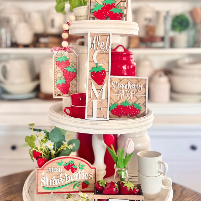 Strawberry Kitchen - Etsy