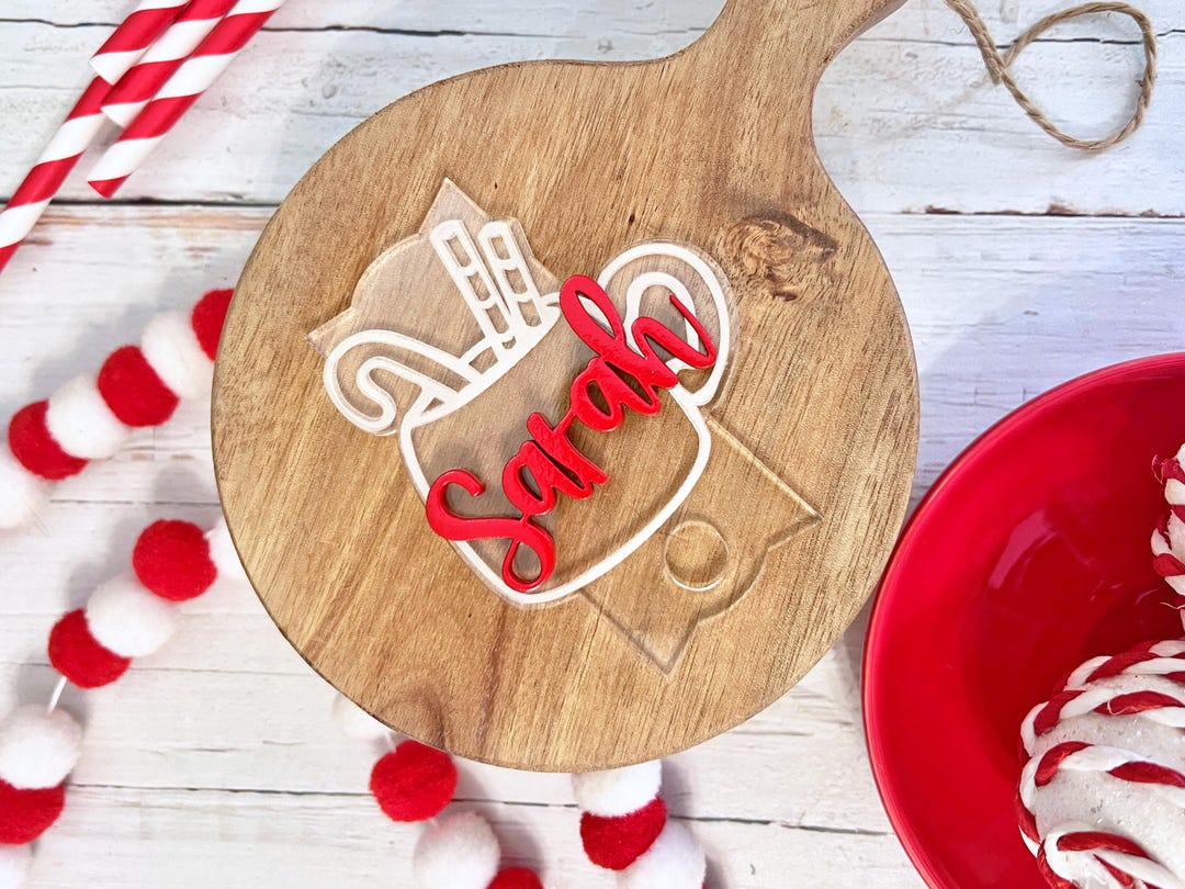 SVG Cut File 20 30 40oz Size Hot Cocoa Mug Peppermint Latte | Christmas ...