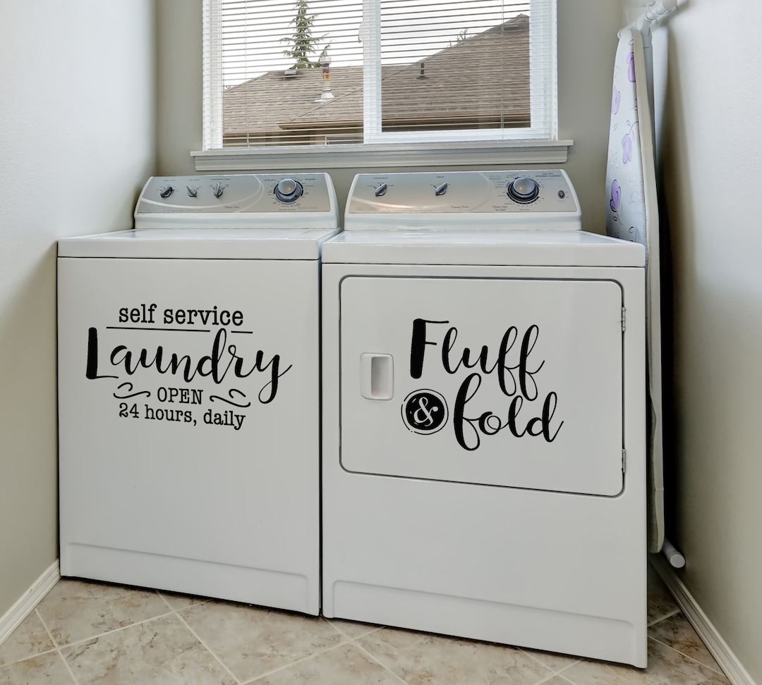 SVG for Vinyl Decal Laundry Room | Washer Dryer Decal | Self Service ...