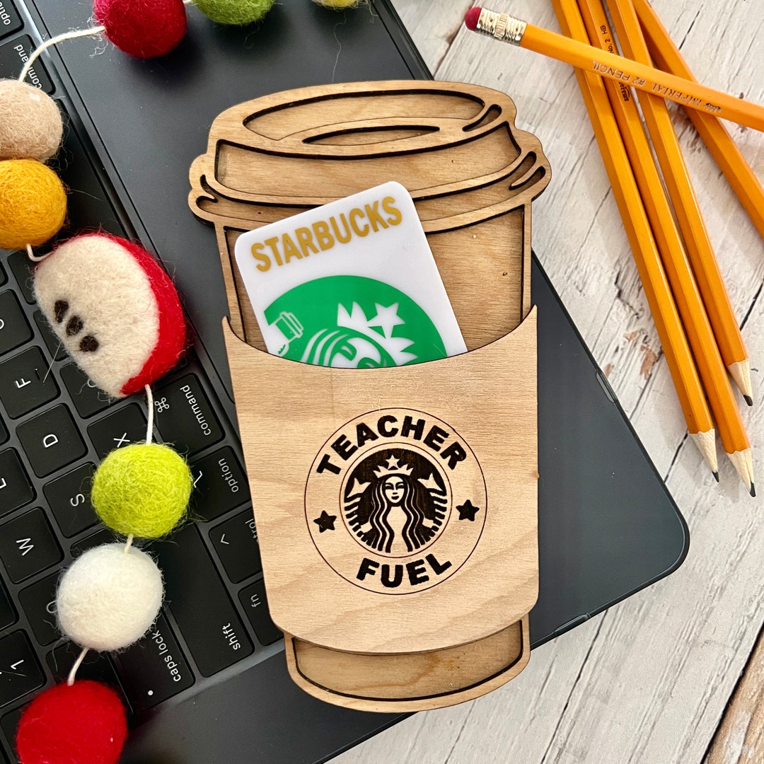 SVG Digital Download Teacher Appreciation Day, Gift Card Holder, Coffee ...