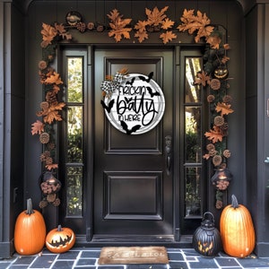 Frickin Batty Halloween Wood Sign SVG: Laser Cut File (digital Download ...