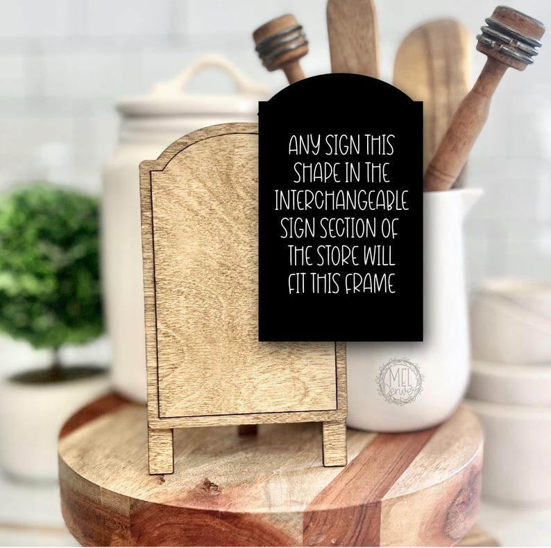 Interchangeable Sign Frame With Tripod Leg (digital Download SVG DXF ...