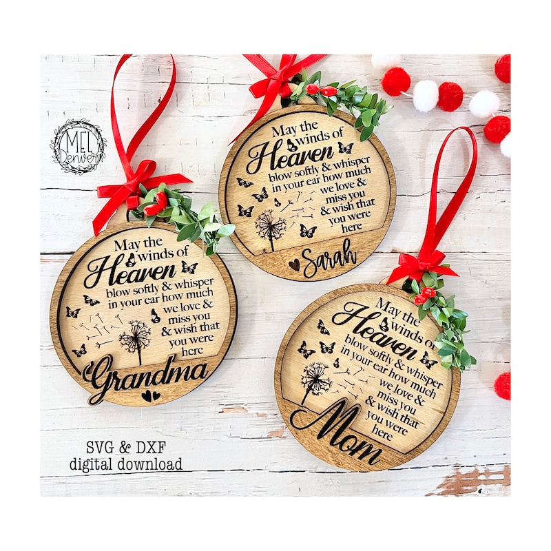 Heaven Ornament Svg - Etsy