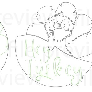Hey Turkey Thanksgiving Decor: Laser Cut Wood Sign SVG (digital ...