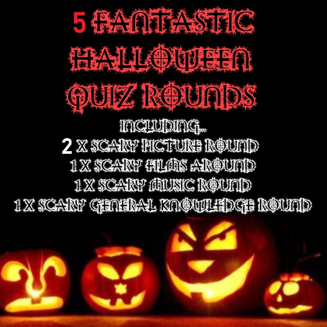 The Ultimate Halloween Quiz - 5 Quiz Rounds (audio, Pictures, Questions ...