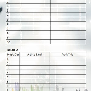 4 X Music Quiz Rounds (audio) - Etsy