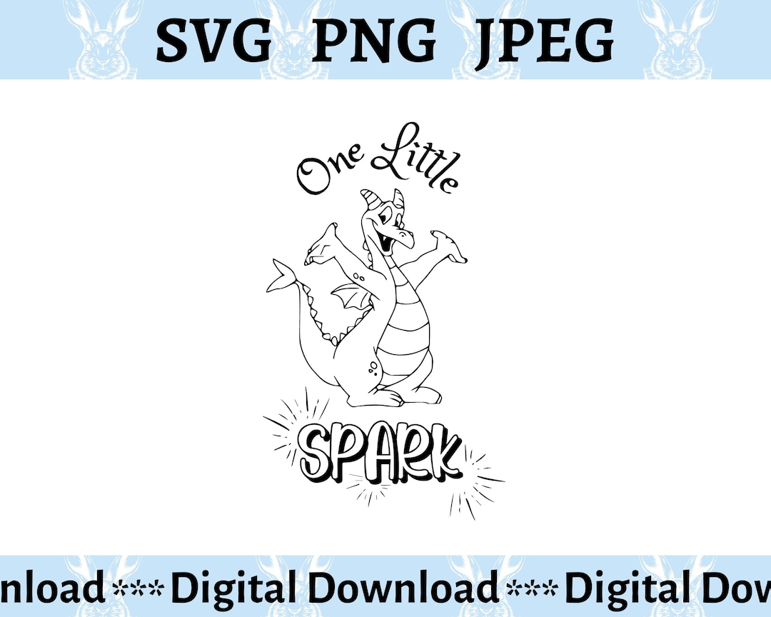 Figment SVG - One Little Spark Quote - Epcot Figment SVG - World ...