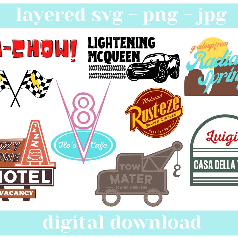 Pixar Svg Files - Etsy