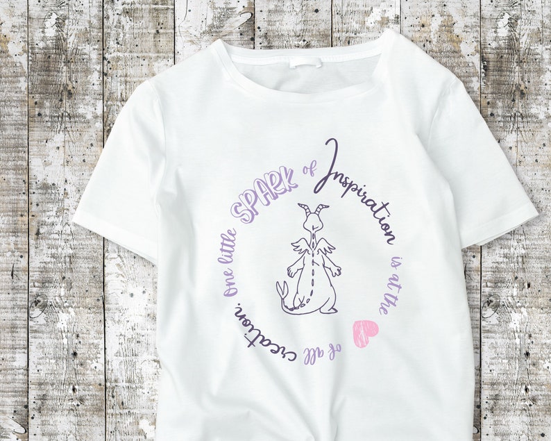 Figment Epcot Inspired SVG, 'one Little Spark' Design (digital Download ...