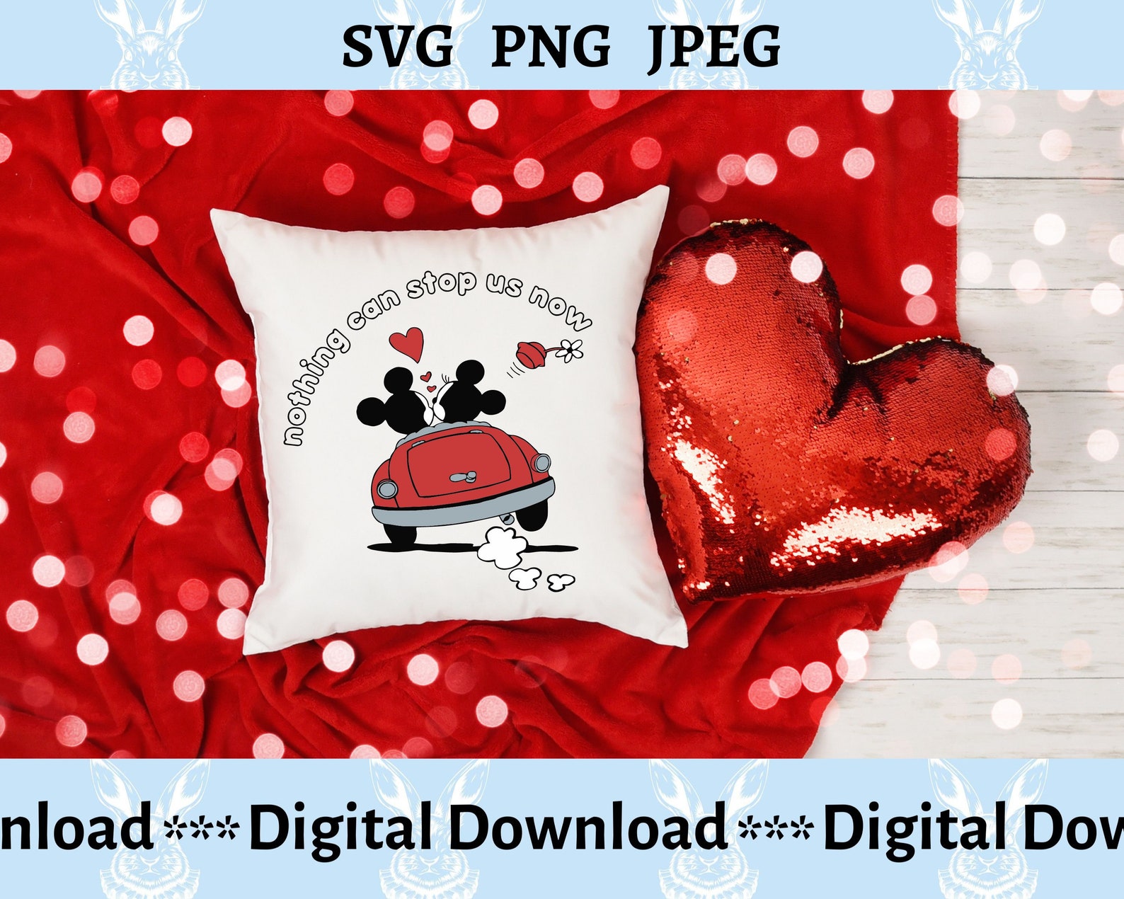 Runaway Railway SVG Mouse Valentine SVG Valentine's Day - Etsy