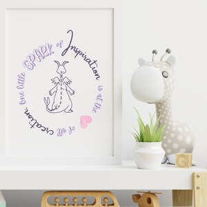 Figment Epcot Inspired SVG, 'one Little Spark' Design (digital Download ...