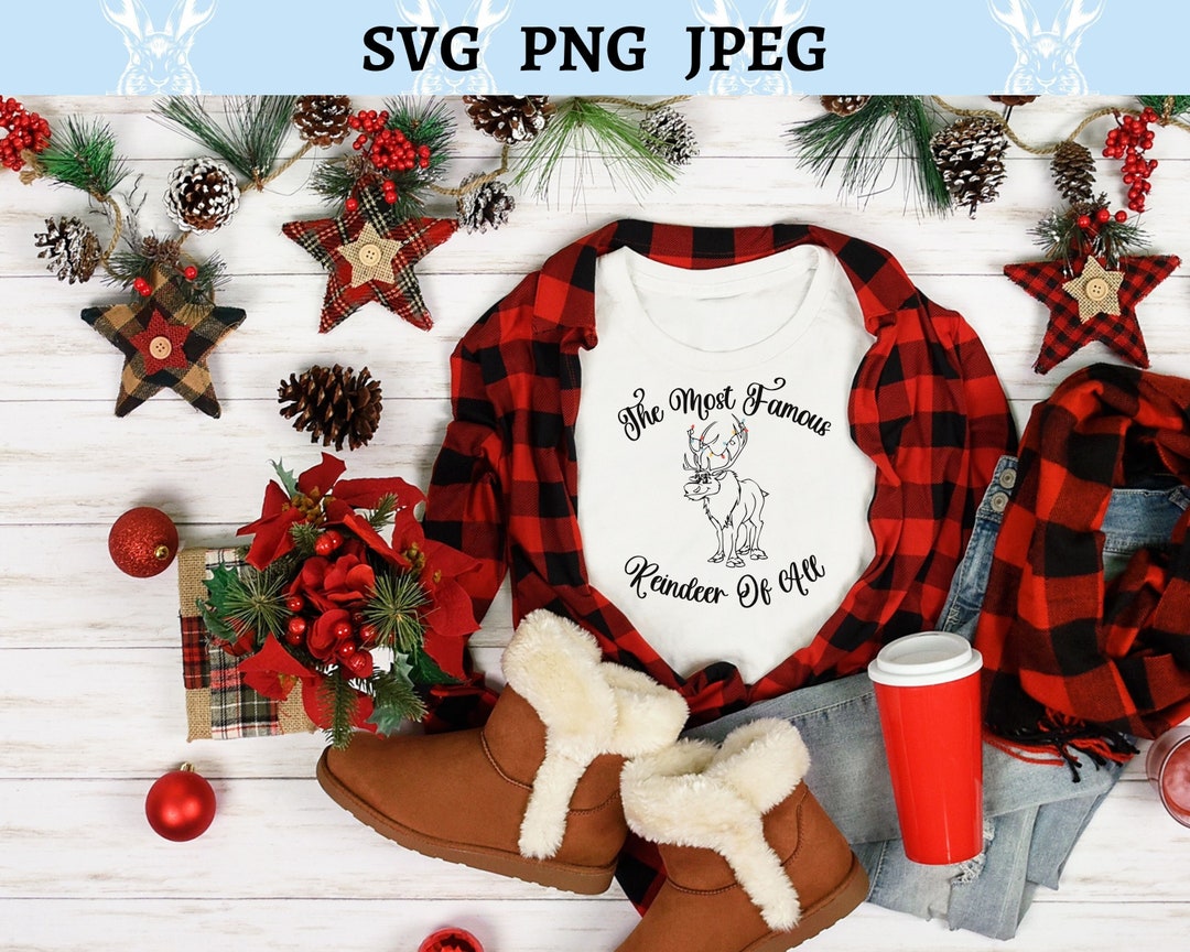 Frozen Sven SVG the Most Famous Reindeer of All SVG Holiday Decor ...