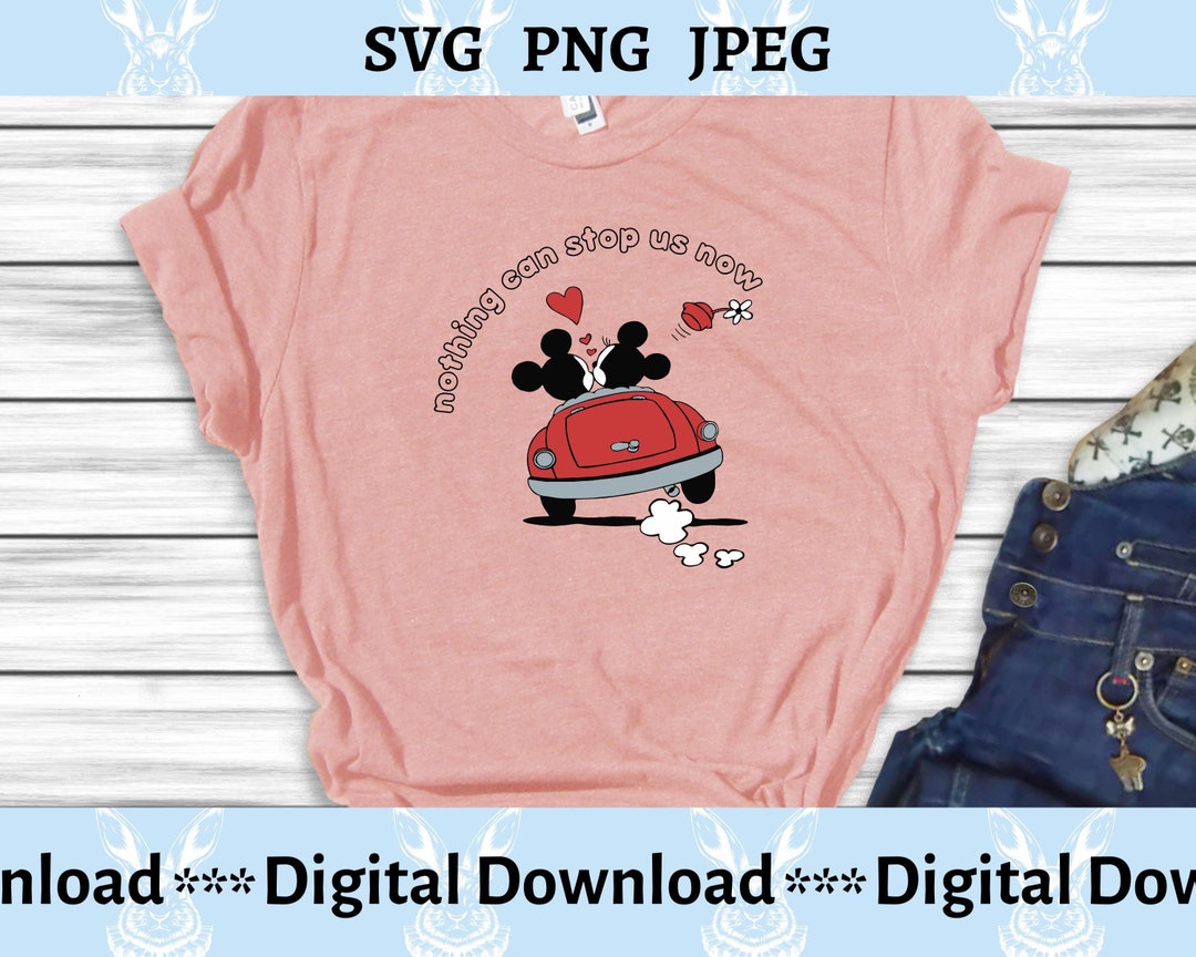 Runaway Railway SVG - Mouse Valentine SVG, Valentine's Day SVG - Love ...