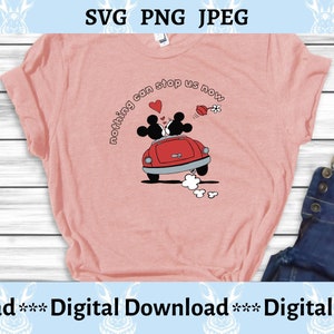 Runaway Railway SVG - Mouse Valentine SVG, Valentine's Day SVG - Love ...