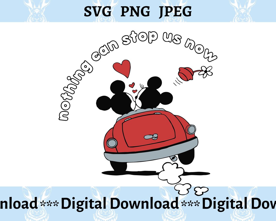 Runaway Railway SVG Mouse Valentine SVG Valentine's Day - Etsy