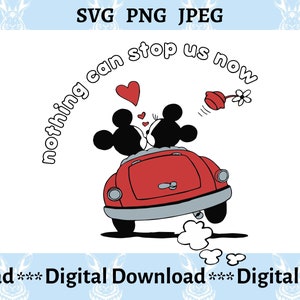 Runaway Railway SVG - Mouse Valentine SVG, Valentine's Day SVG - Love ...